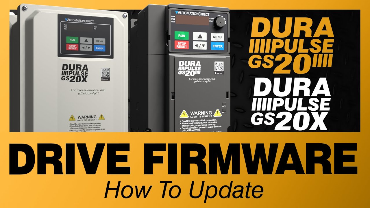 GS20(X) VFD: How to upgrade your GS20(X) drive firmware - VFD tutorial ...