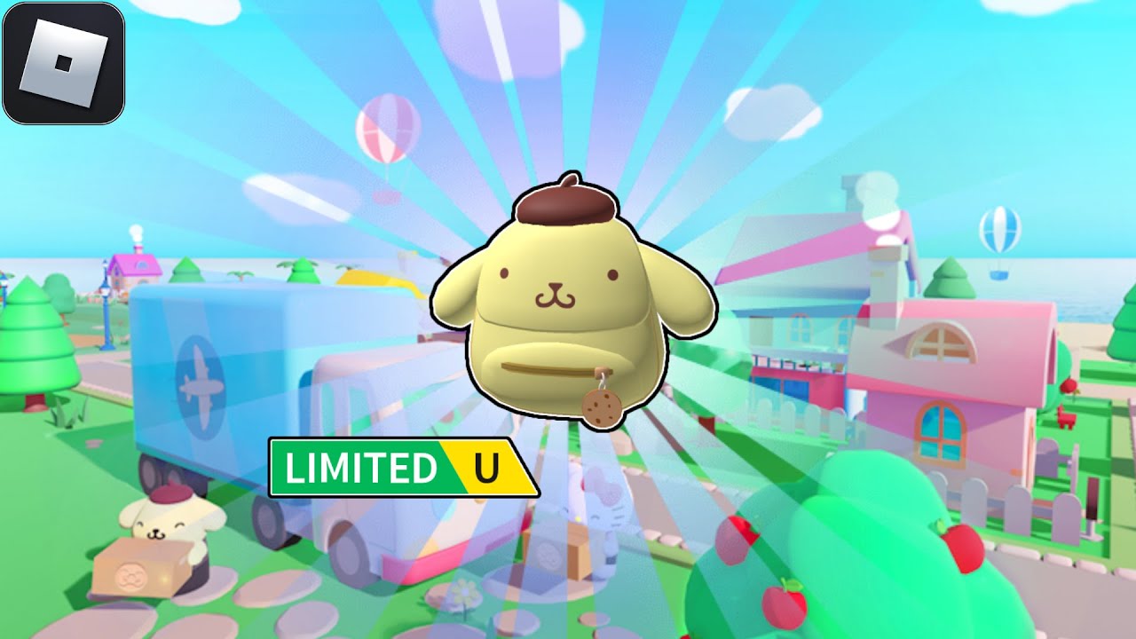 How to get Pompompurin Backpack in Roblox My Hello Kitty Cafe! [Free ...