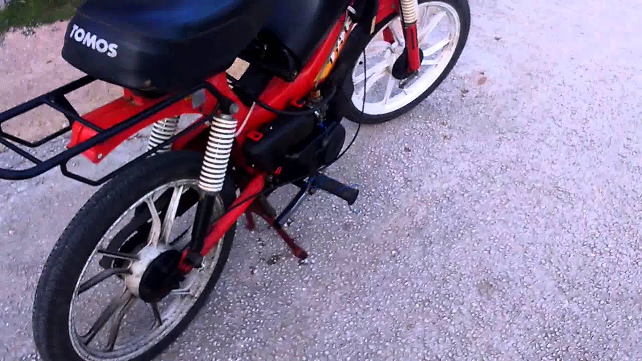 Tomos Automatic Dual Exhaust - YouTube