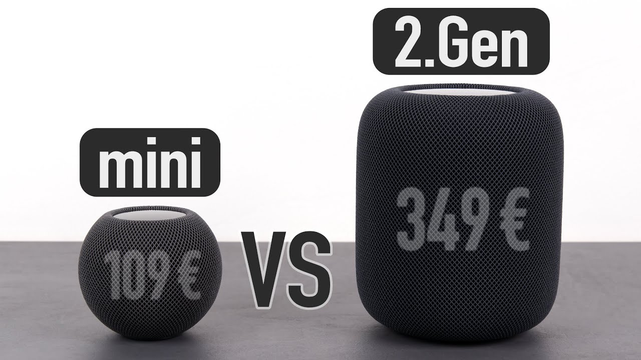 HomePod mini vs HomePod 2 - Vergleich | Welcher HomePod lohnt sich für ...