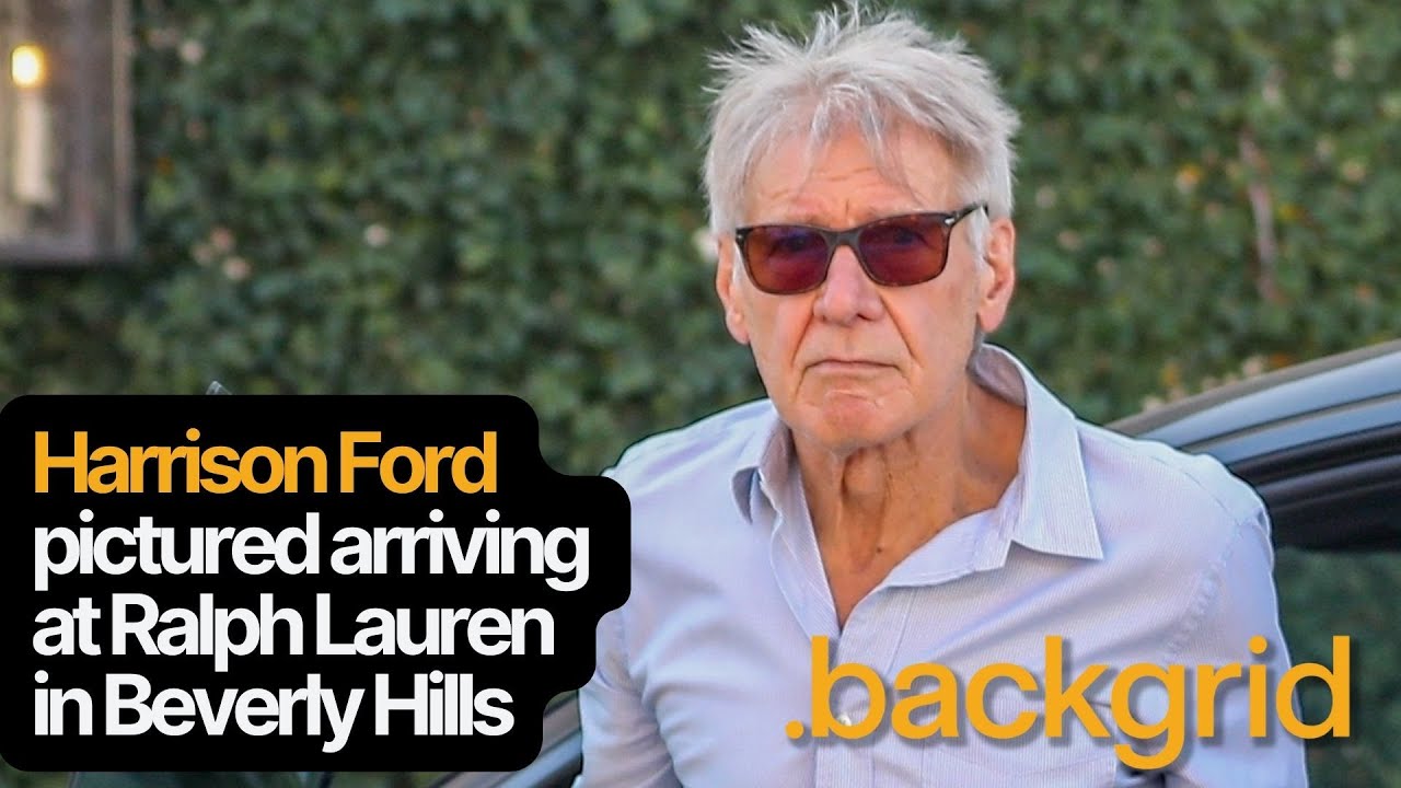 Harrison Ford Makes a Stylish Visit to Ralph Lauren on Rodeo Drive ...