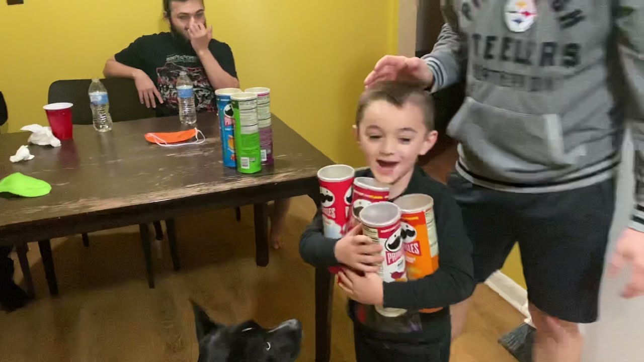 Challenge Krew takes on the Ringle my Pringle Challenge - YouTube