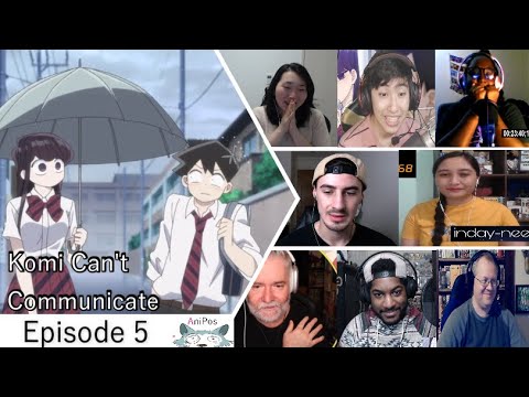 Komi Can't Communicate Ep 5 Reaction Mashup - YouTube