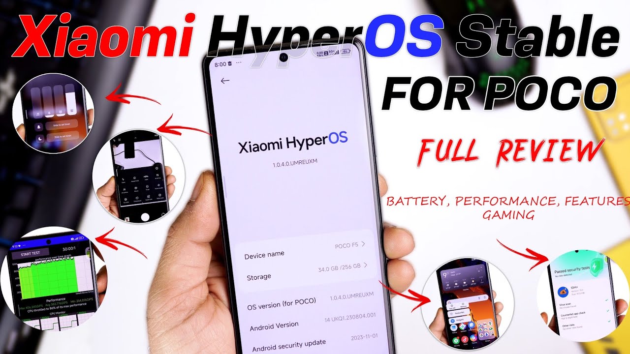 Poco F5 : Global HyperOS Full Review, Better than miui 14?, Performance ...