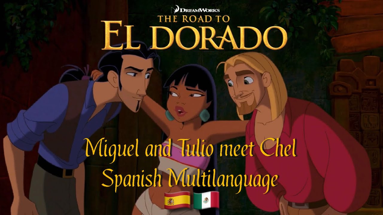 The Road to El Dorado - Miguel and Tulio meet Chel (Spanish ...