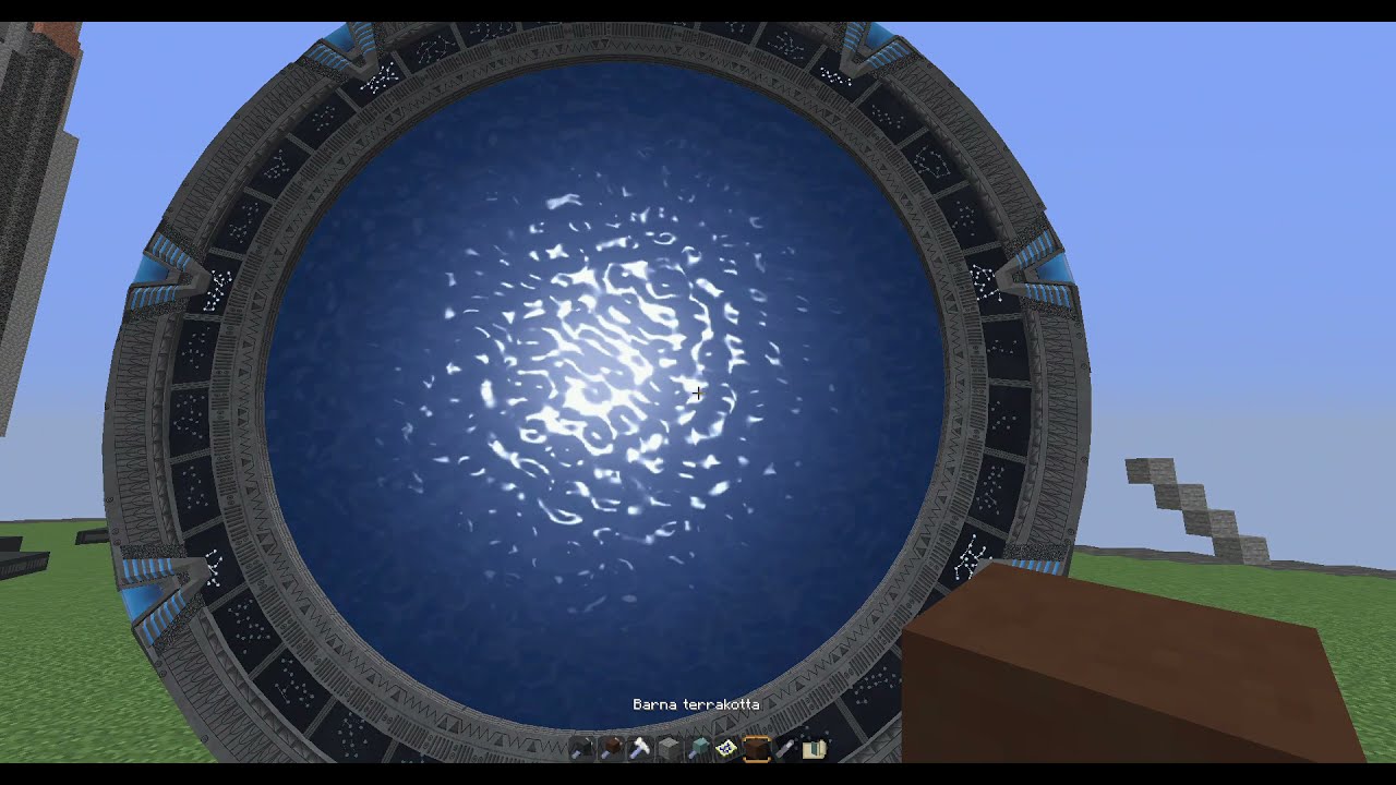 Minecraft Stargate Atlantis build part 1 - YouTube