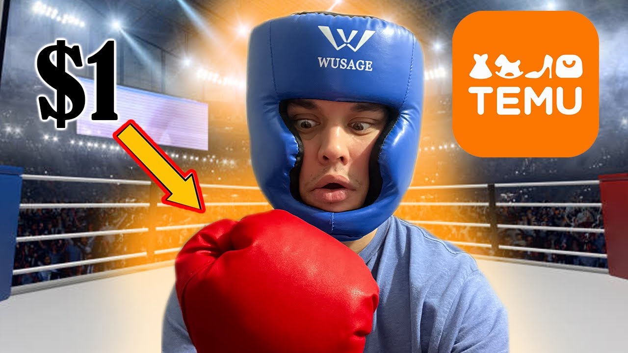 Testing The Worlds Cheapest Boxing Gloves From Temu - YouTube