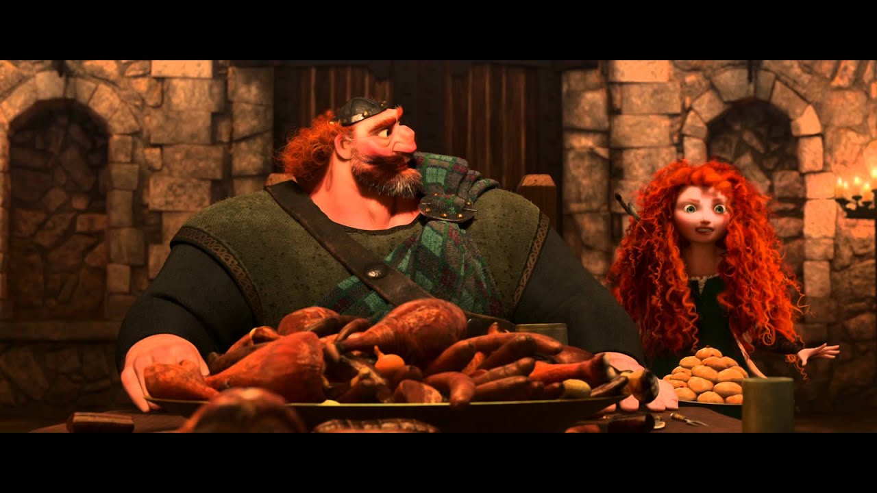 Merida (BRAVE) - Fergus erzählt die Legende - YouTube