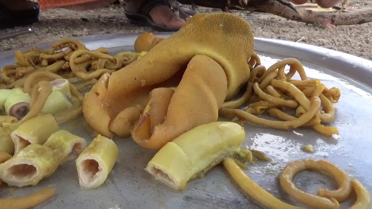 Amazing Clean Goat Boti -Intestine -and Cook | How To Goat Intestine ...