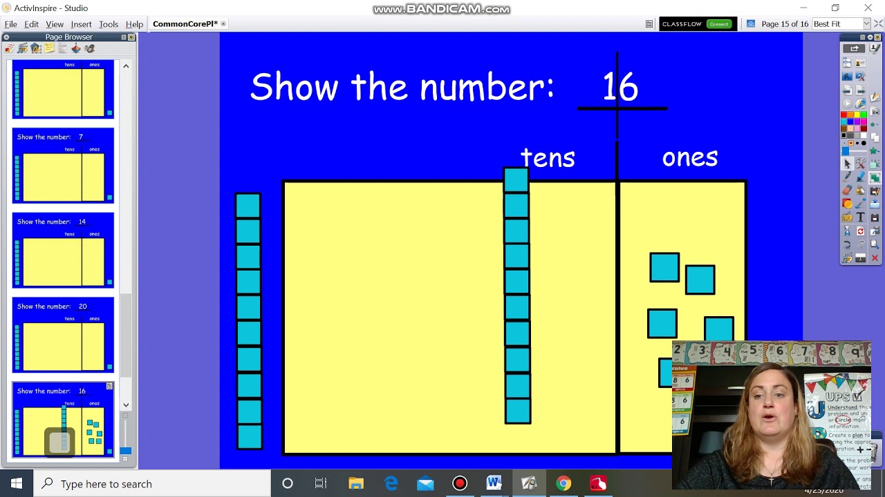1st Grade Math Lesson 4/27/20 - YouTube
