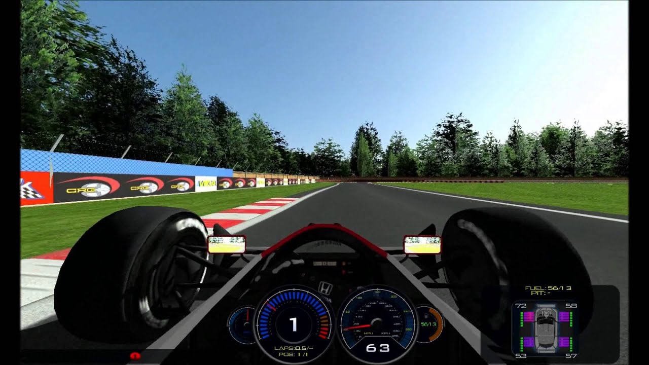 rFactor 2 | Senna's McLaren MP4/4 at a go karting track (La Conca ...