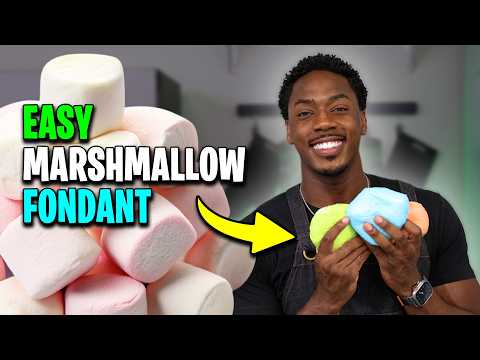 How to Make the EASIEST Marshmallow Fondant | Fondant Recipe