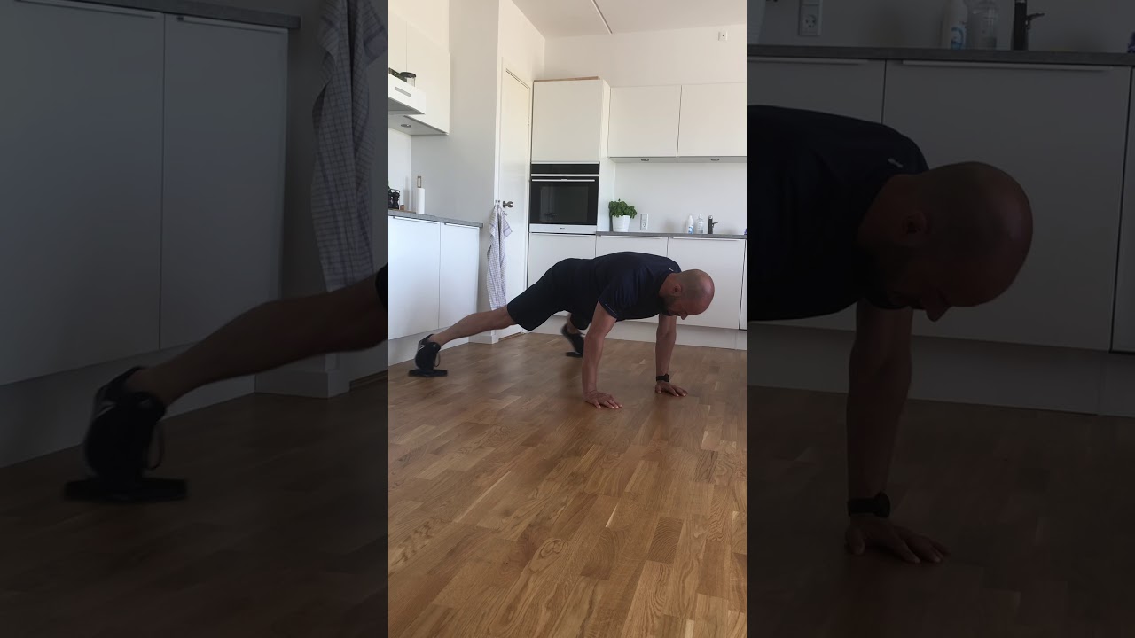 “Sliders” - High plank Jacks - YouTube