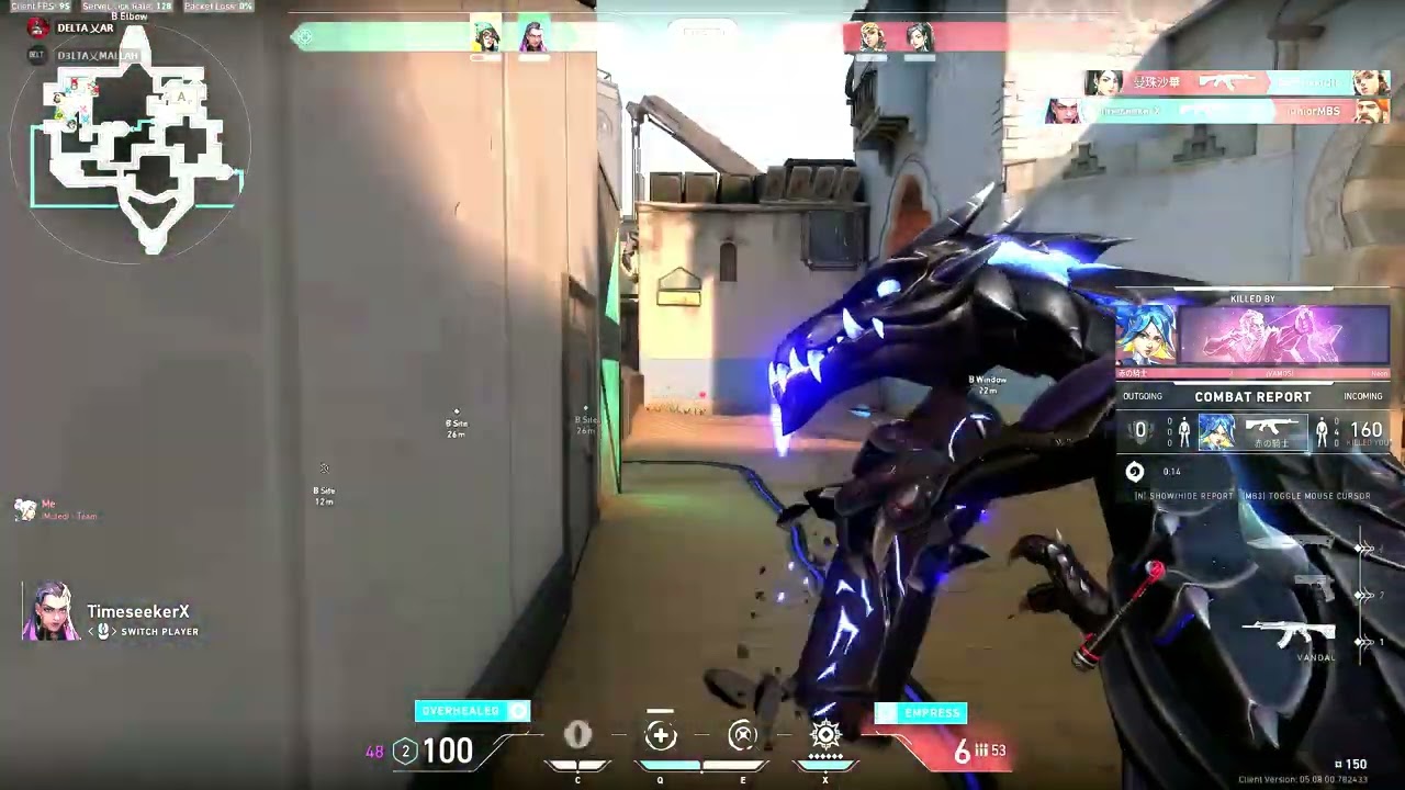 Ace? Valorant ft Elderflame Vandal skin. #reyna - YouTube