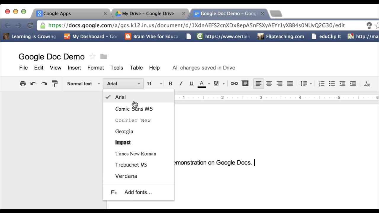 Google Docs - Access, Creating, and Editing. GCCS 1:1 .mp4 - YouTube