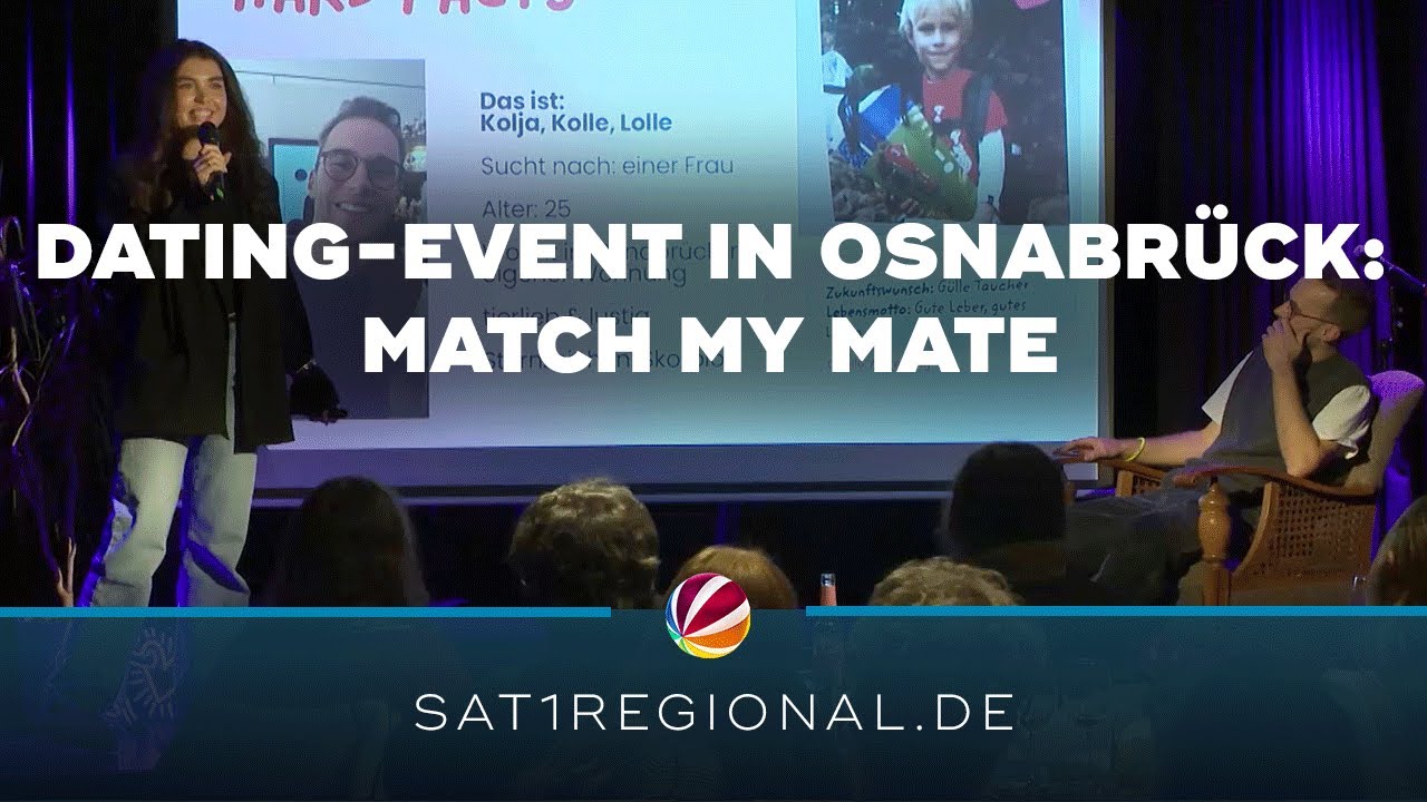„Match My Mate“: Über 100 Leute bei neuem Dating-Event in Osnabrück ...