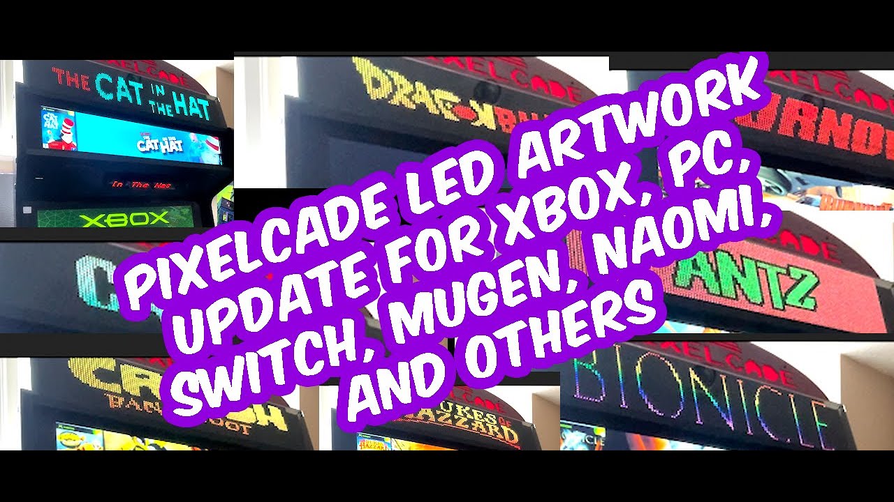 Pixelcade LED Artwork Update - YouTube