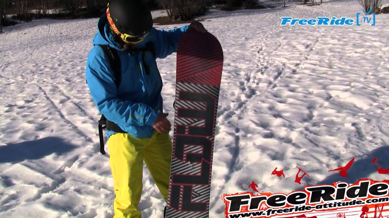 Test snowboard Flow Merc 2012 par Freeride Attitude - YouTube