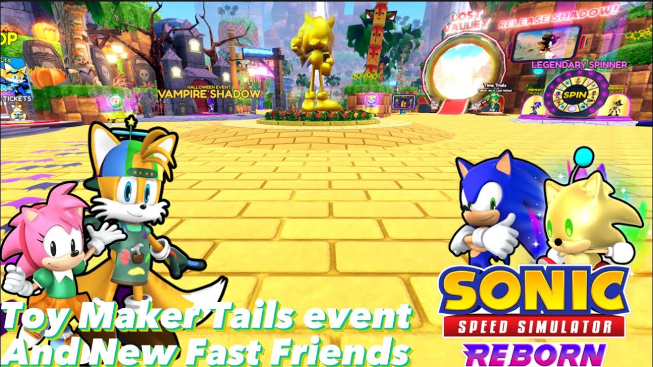 New Toy Maker Tails + New Fast Friends pets | Sonic Speed Simulator ...