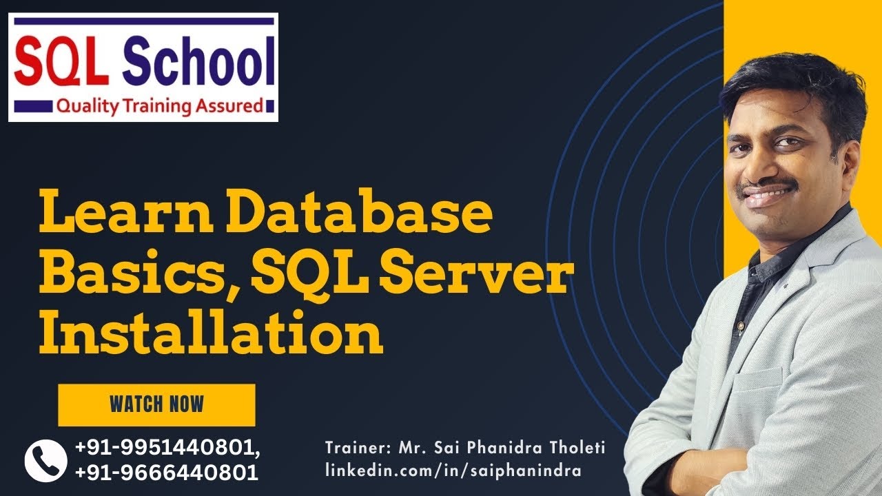 Learn Database Basics Sql Server Installation Step By Step From