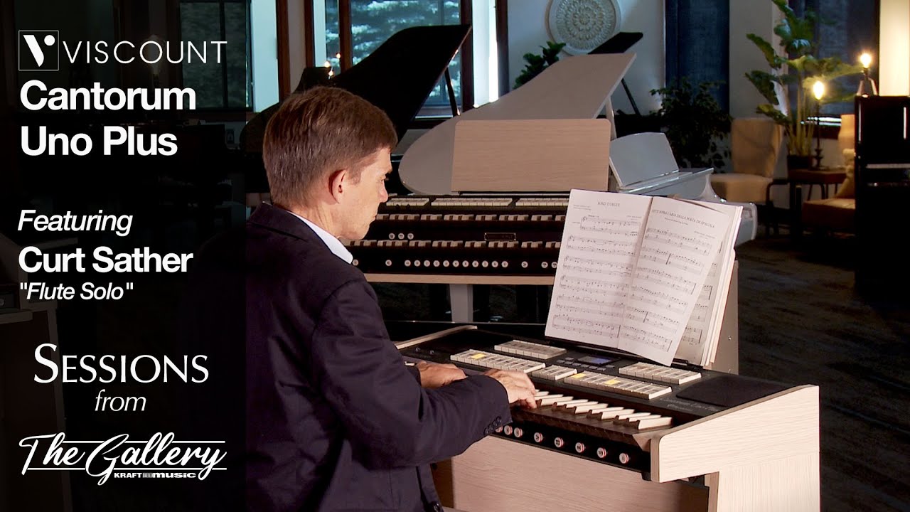 Curt Sather plays "Flute Solo" on Viscount Cantorum Uno Plus Wood Key ...