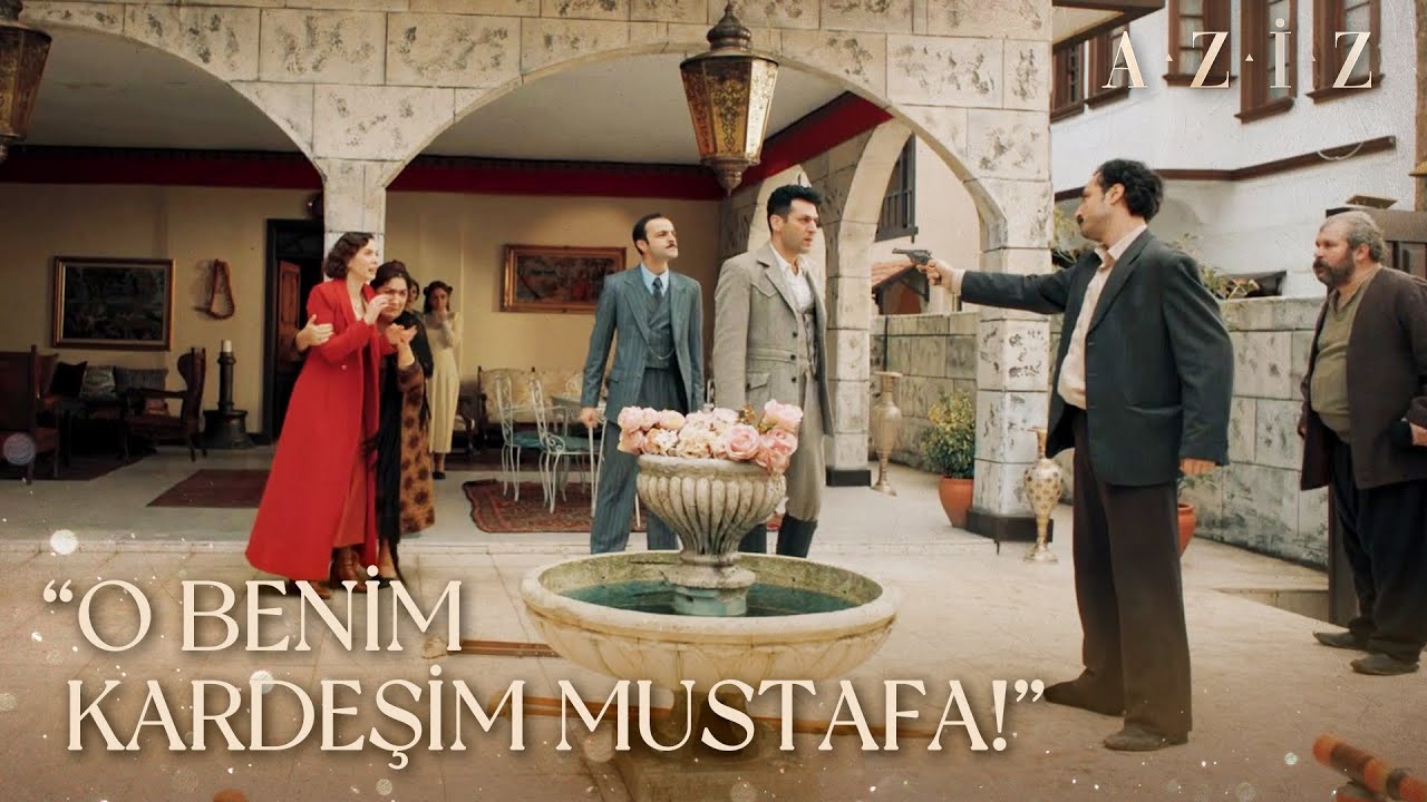 Aziz, Mustafa'ya engel oldu! | Aziz - YouTube