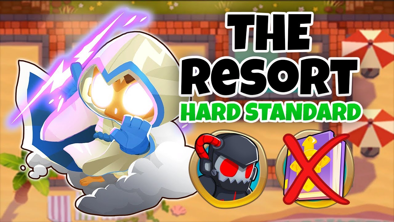 Resort HARD STANDARD Guide | No Monkey Knowledge - BTD6 - YouTube