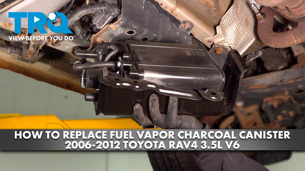 How to Replace Fuel Vapor Charcoal Canister 2006-2012 Toyota RAV4 3.5L V6 - YouTube