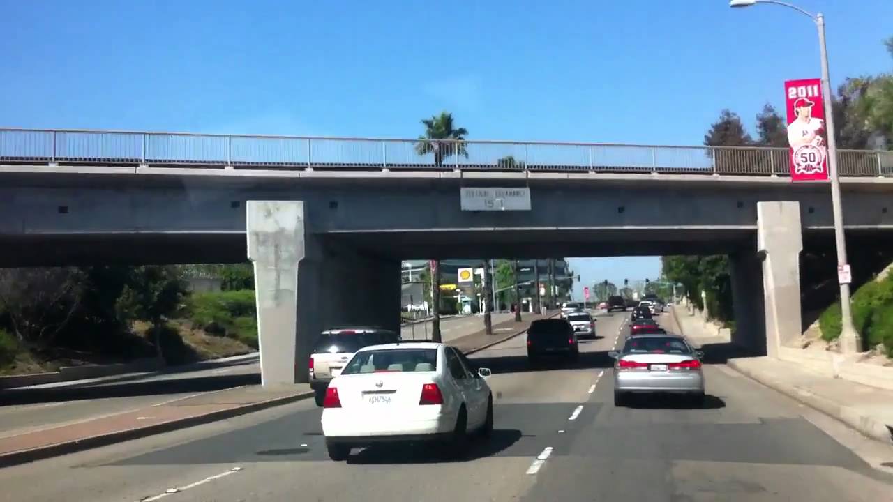 Driving to Anaheim stadium on the 5 freeway - YouTube