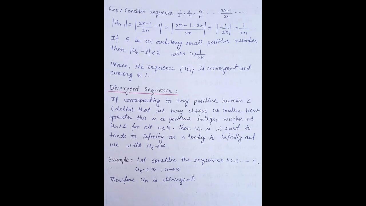 Sequence of Real number [Real Analysis] B.sc (KU) #mathematics - YouTube