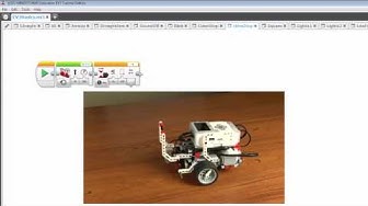 14 - LEGO Mindstorms EV3 Basics: Flow Block Exercise - Color Sensor Stop - YouTube