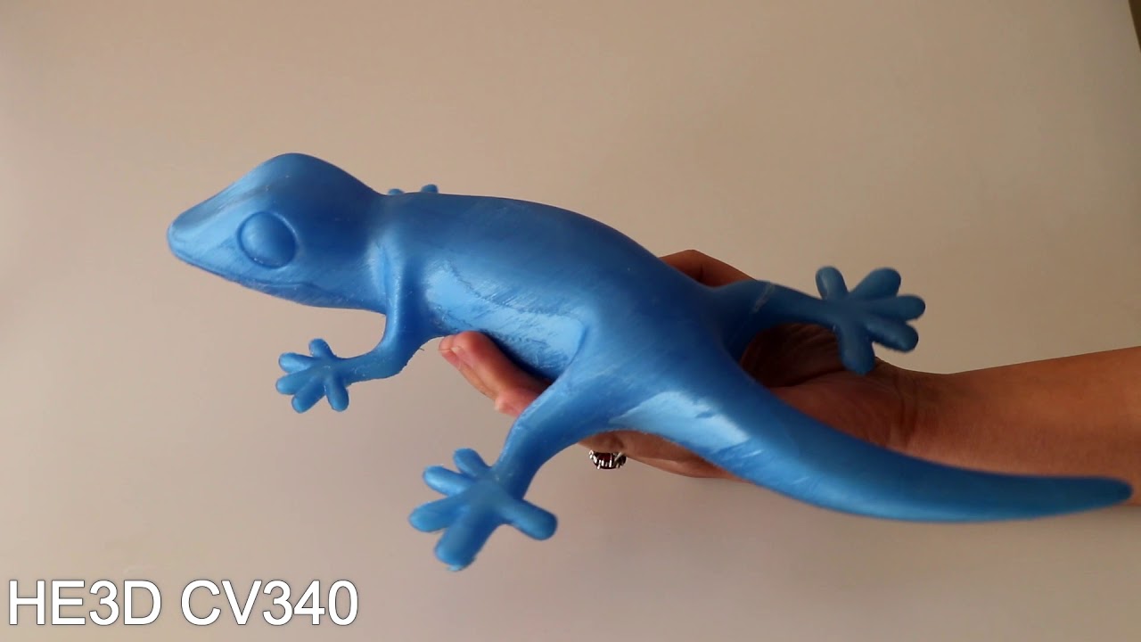 HE3D CV340 3d printer (gecko) conveyor - YouTube