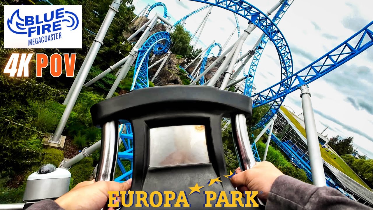 🎢 BLUE FIRE 4K Front Row POV | Europa Park | 2024 - YouTube