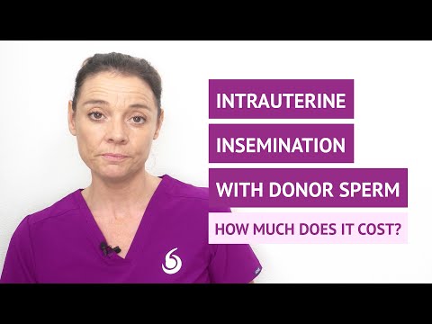 How much does intrauterine insemination (IUI) with donor sperm cost?