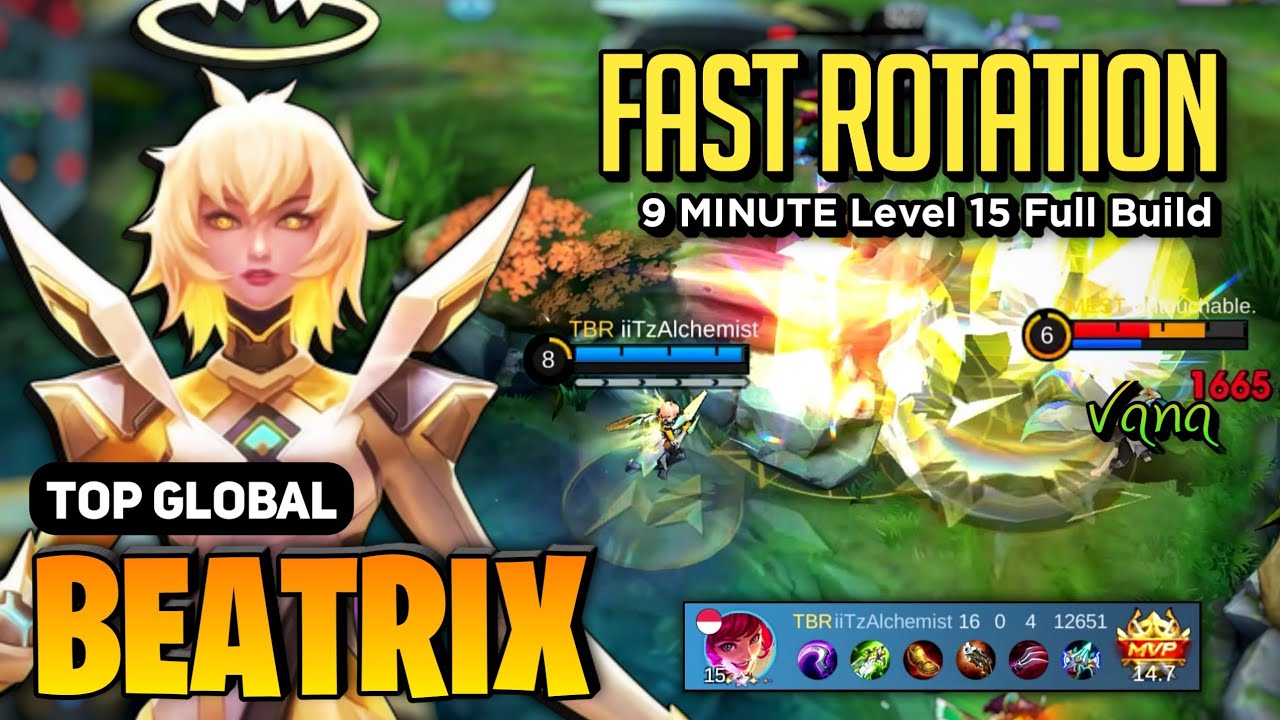 FAST ROTATION! Beatrix Best Build 2024 [ Beatrix Top Global ] Mobile ...
