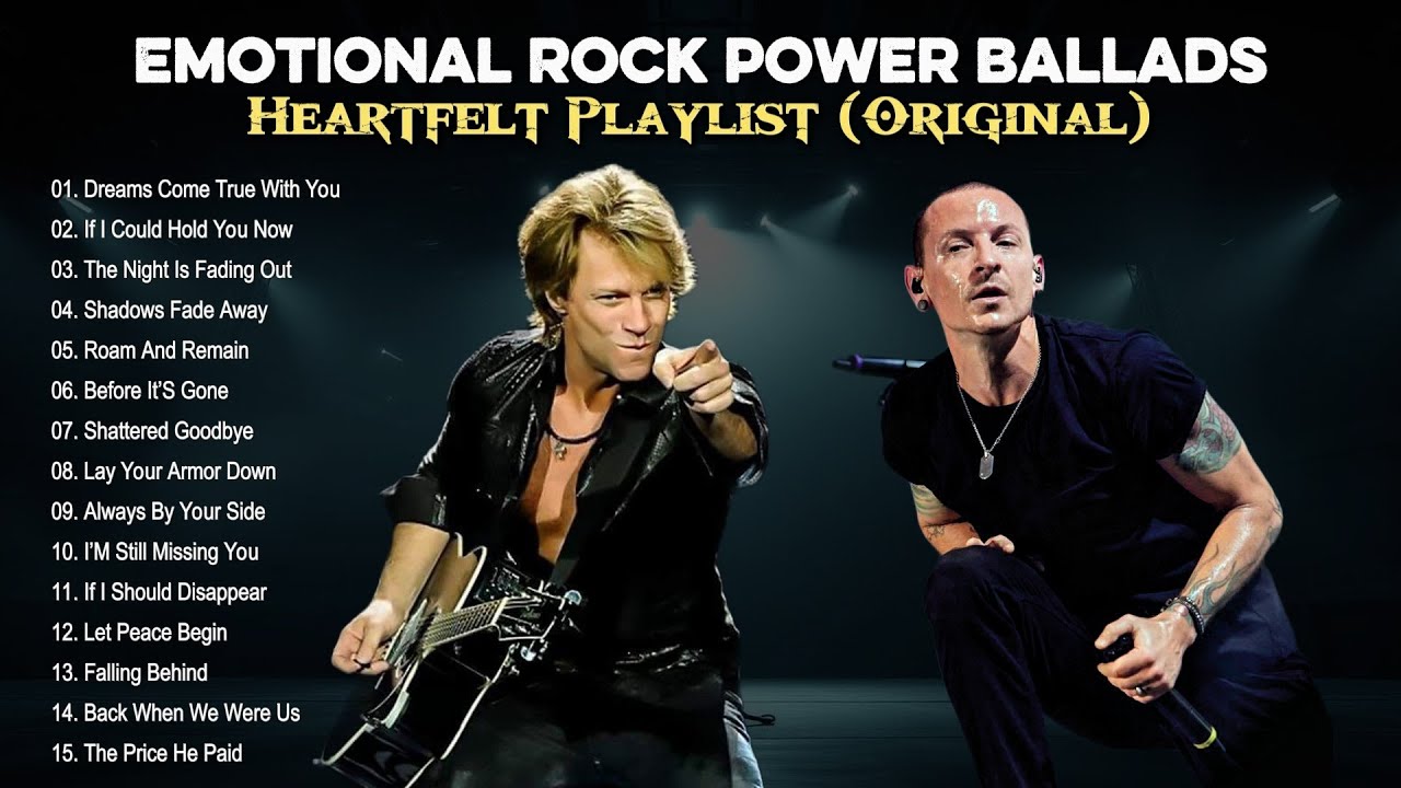 Best Emotional Rock Power Ballads | Heartfelt Slow Rock Full Album ...