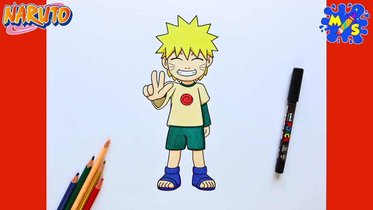 How to Draw Kid Naruto Step by Step | Easy Anime Drawing Tutorial for ...