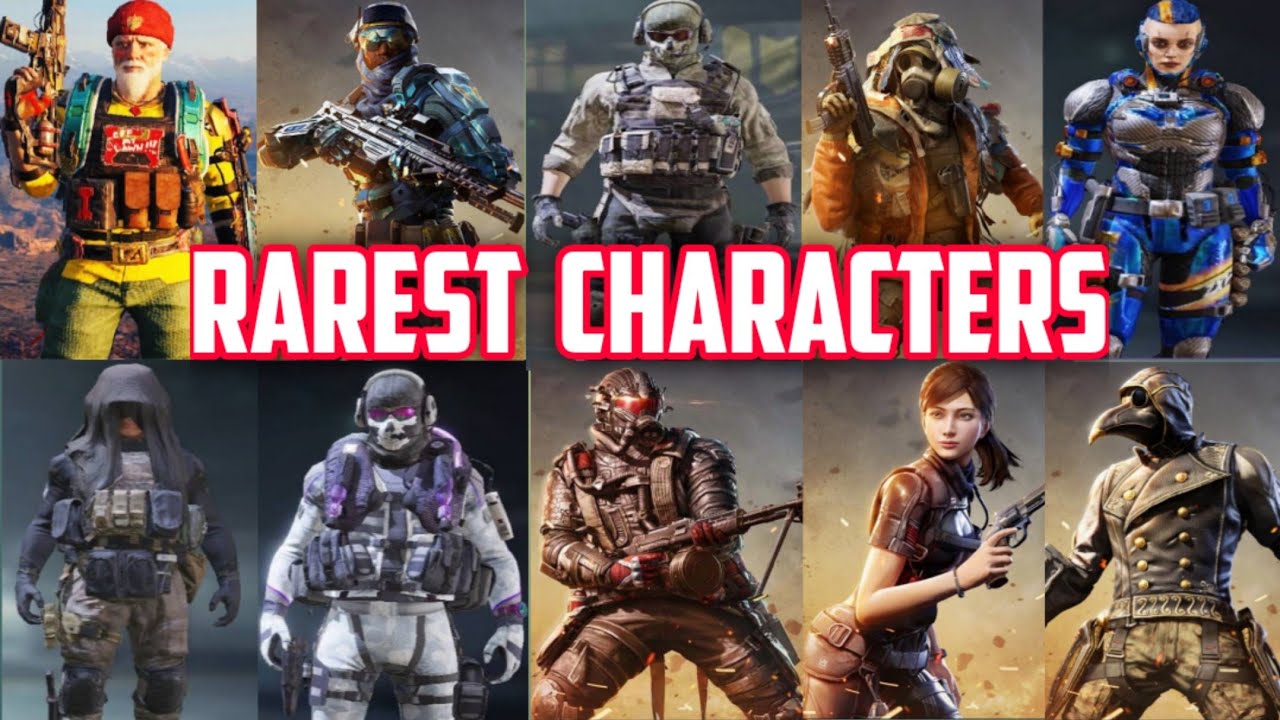 #callofdutymobile #codm #codmobile Rarest Character Skins in Cod Mobile ...