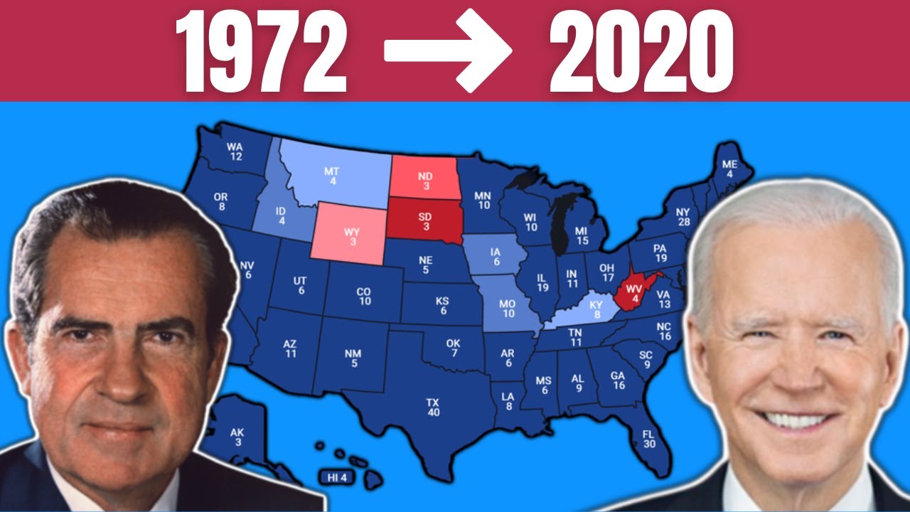 Political Shifts | President | 1972 - 2020 - YouTube
