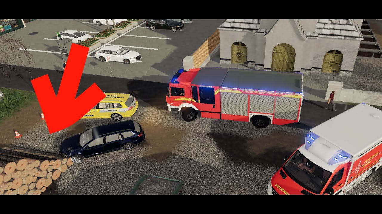 LS19-ADAC Neuhof Einsatz PKW baut Unfall!😱 - YouTube