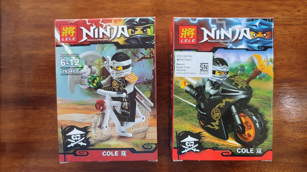 LEGO LEGOAN NINJAGO COLE SEPEDA DAN MOTOR - YouTube