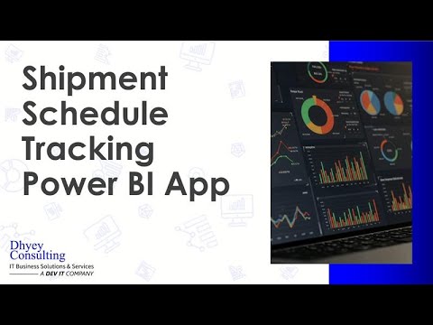 Shipment Schedule Tracking Power BI App | Monitor Logistics & Delivery ...