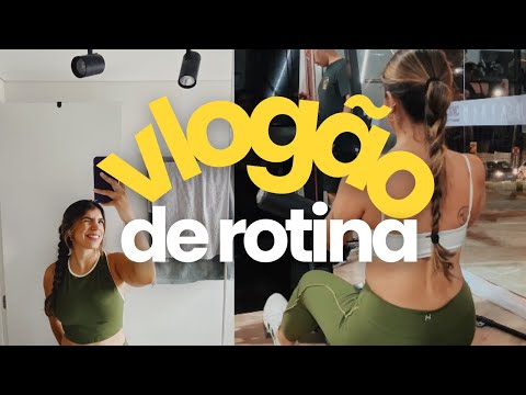 Um vlogão montando minha rotina, hábitos, pilates e yoga 🧘‍♀️✨