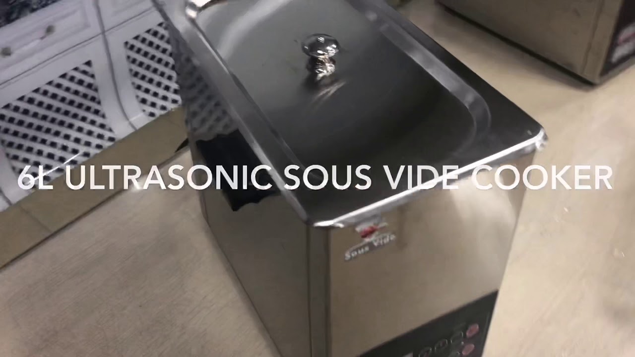 Ultrasonic Sous vide cooker 6L straight type tank, model SVU6LASP ...