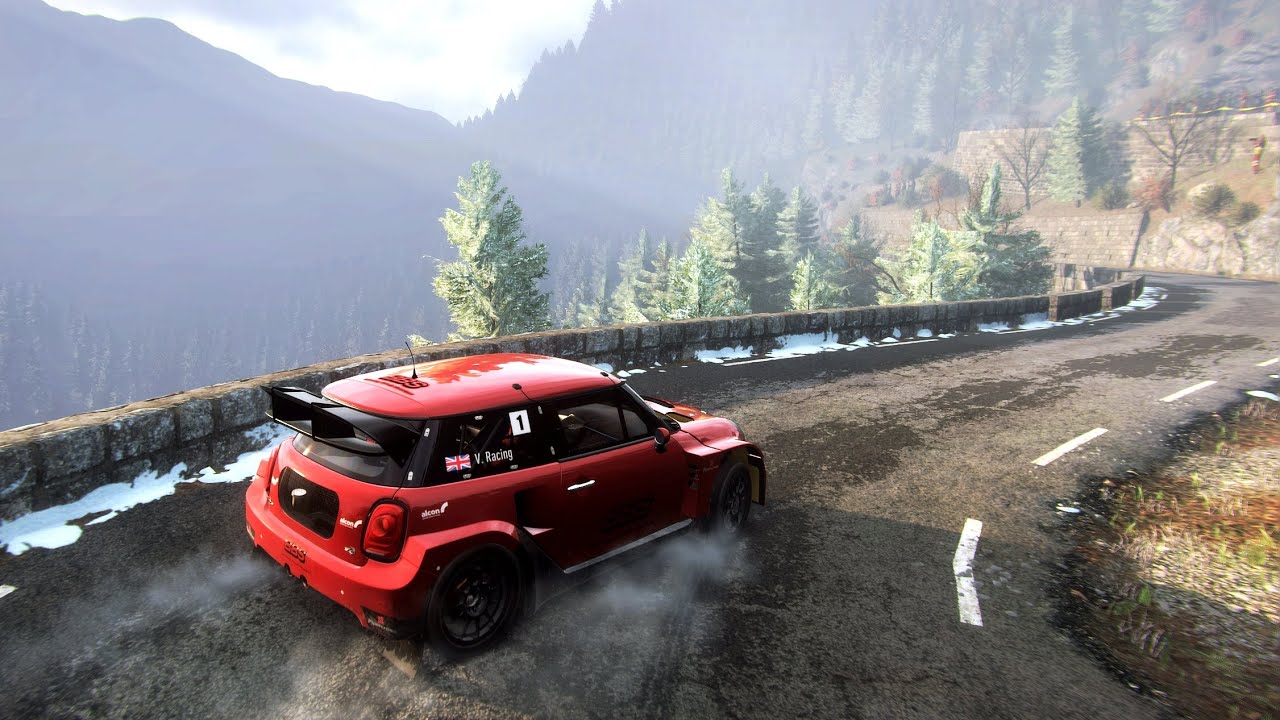 600HP RX Monter Mini Cooper SX1. Rally Monte Carlo. Route de Turini ...