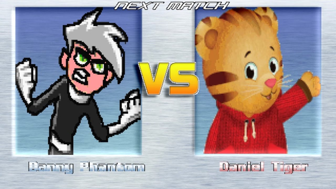 M.U.G.E.N REQUEST | Danny Phantom vs Daniel Tiger | Nickelodeon vs ...