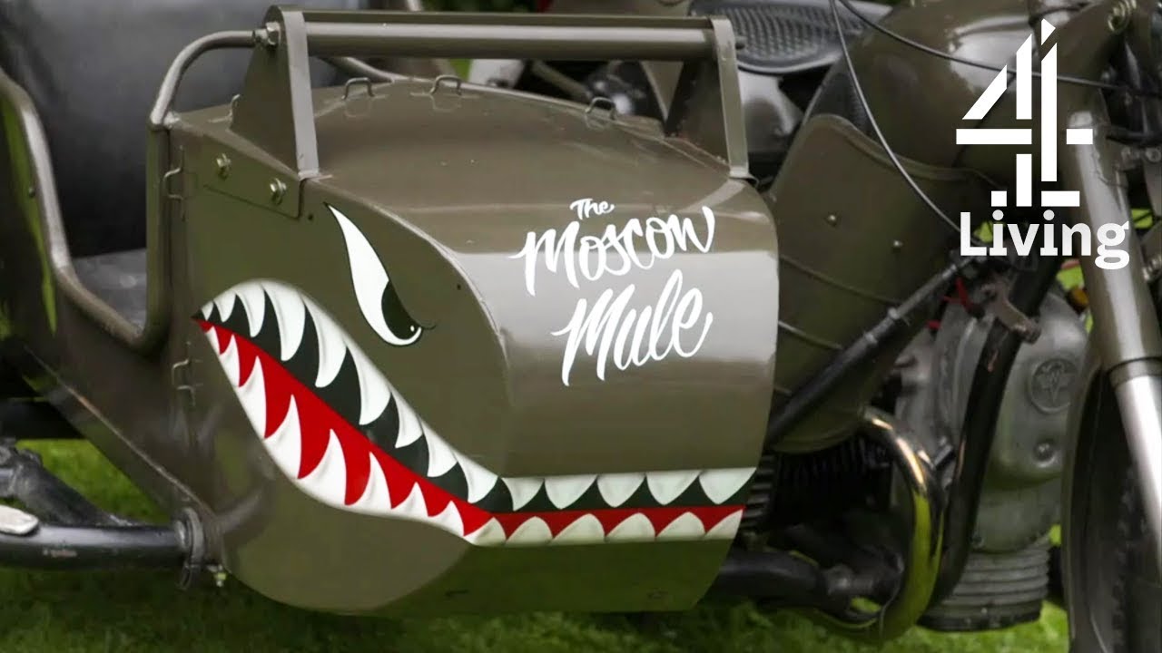 Painting Nose Art on a Motorcycle Sidecar | Find It, Fix It, Drive It ...