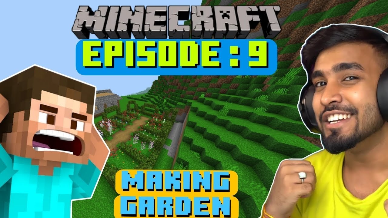 MAKING | GARDEN | IN | MINECRAFT | SURVIVAL | EP : 9 - YouTube