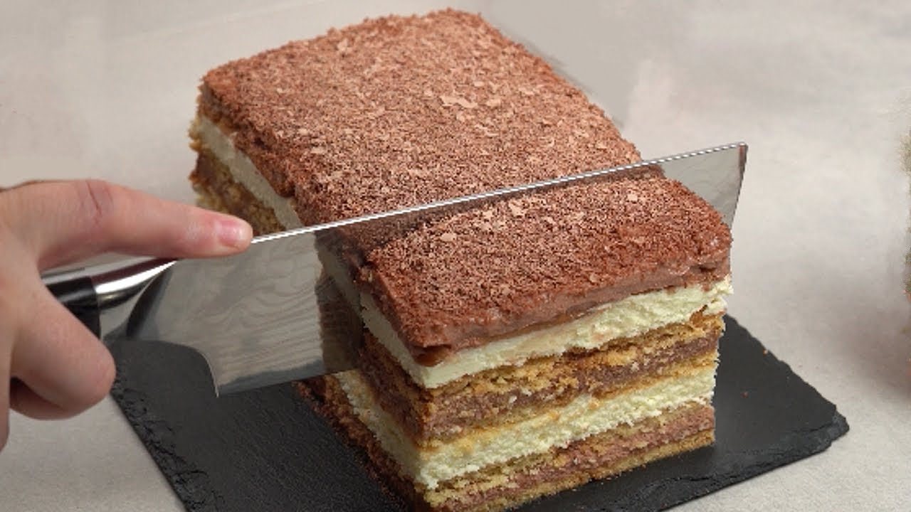 The delicious no-bake cake that disappears in a minute! - YouTube