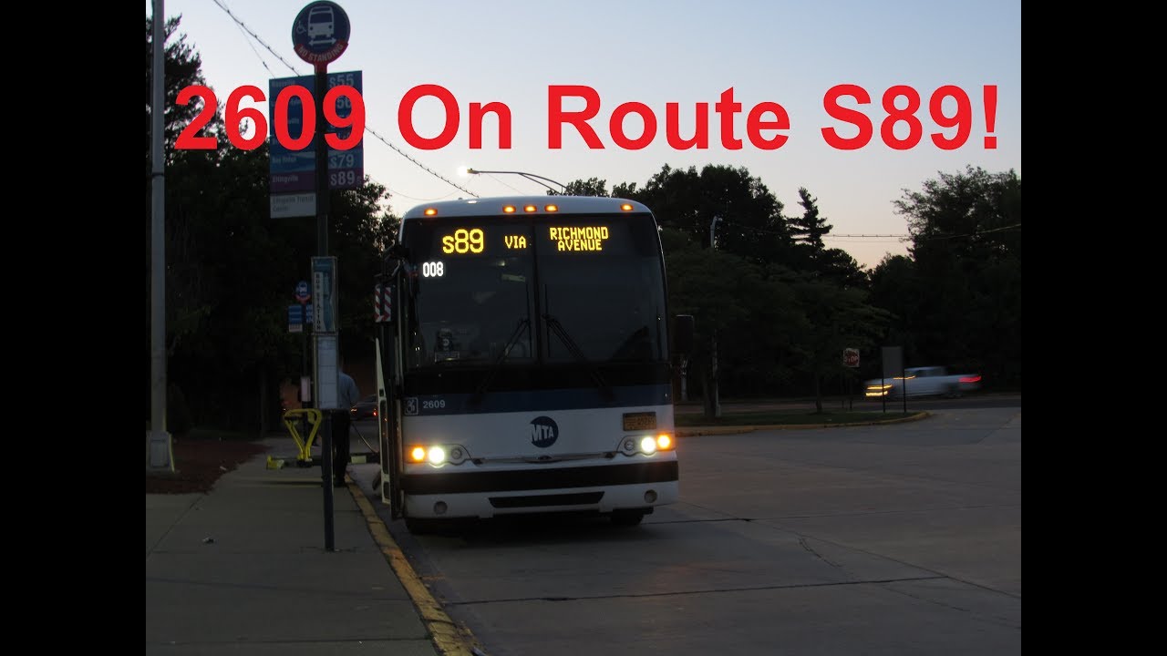 NeoplanDude | NYCT 2015 Prevost X3-45 #2609 On Route S89 Limited! - YouTube